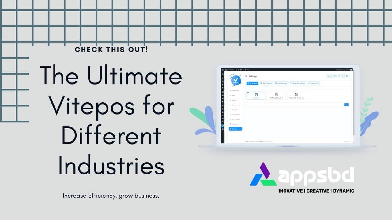 1# The Versatile POS System: Ultimate Vitepos for Different Industries - Appsbd